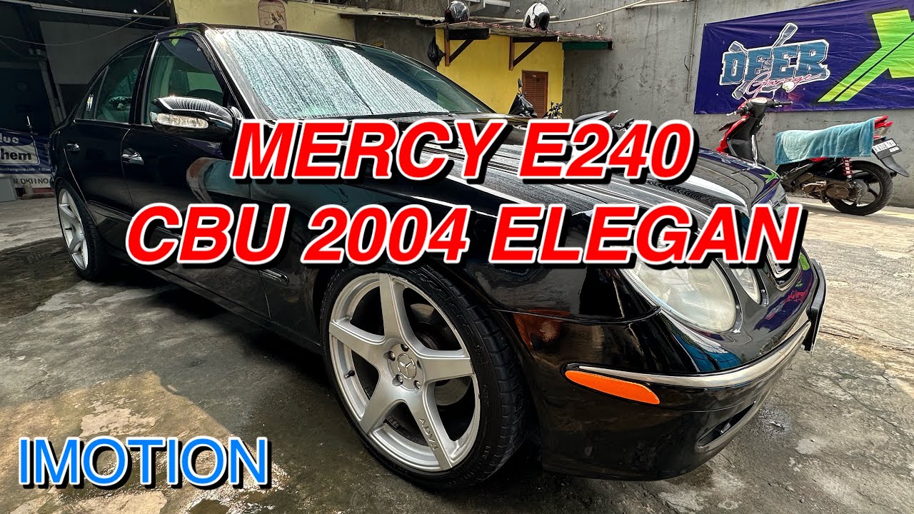 MERCY E240 2004 CBU ELEGAN CAKEPP - YouTube