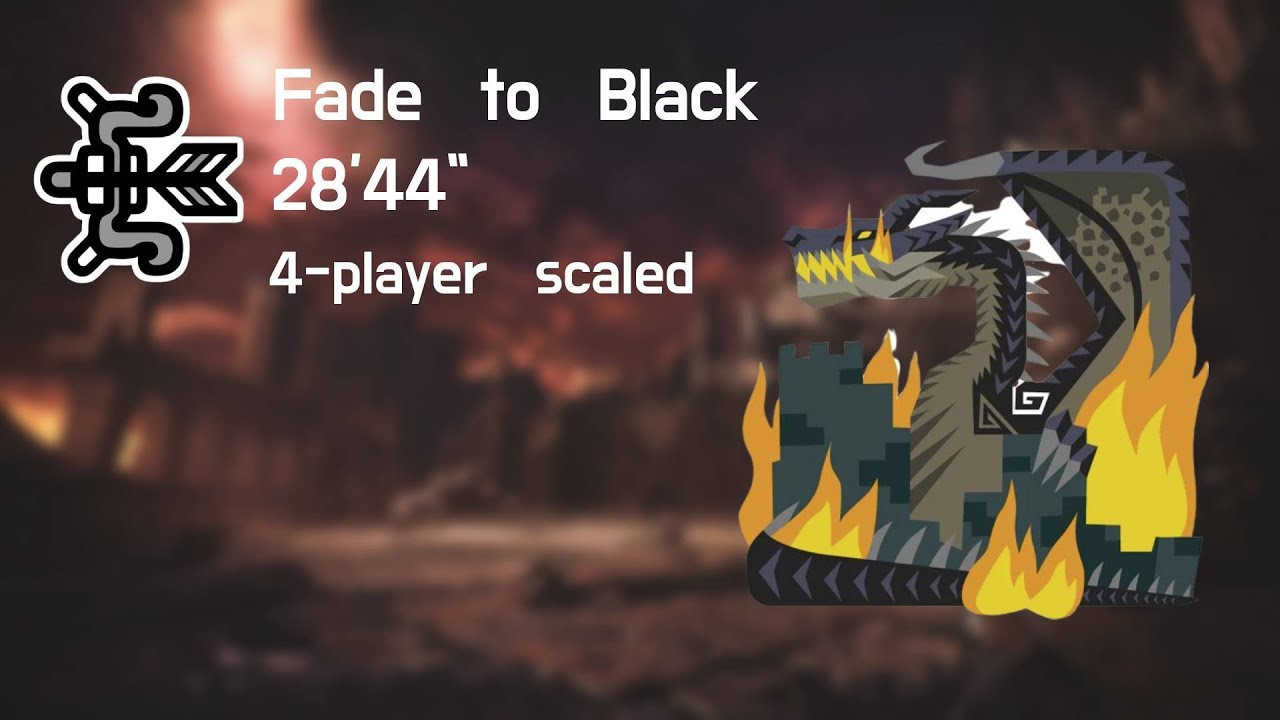 MHW:IB | 4-player scaled Fatalis solo | Bow 28'44" - YouTube