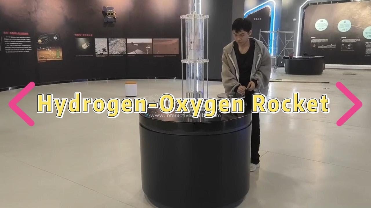 Hydrogen-Oxygen Rocket Exhibit Hand-cranked hydrogen energy challenge ...