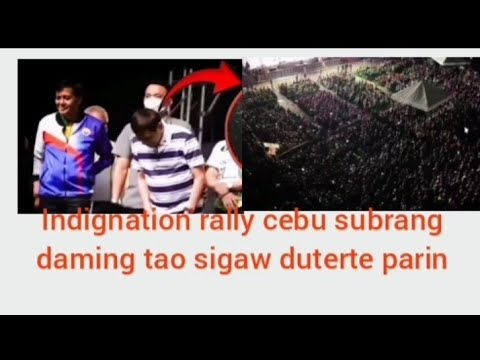#fpprd40,000 dumalo sa indignation rally sa cebu pilipinas Duterte ...