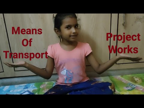 Means of Transport Project work for kids - YouTube