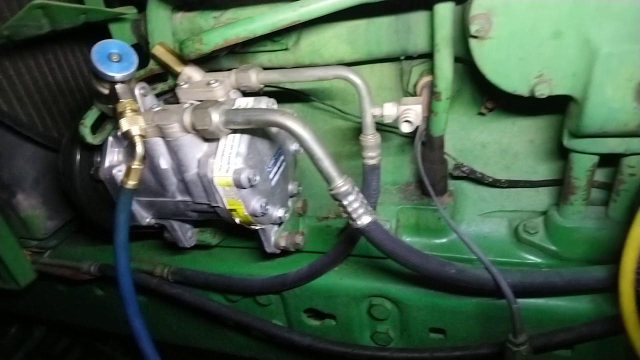 Compresor en funcionamiento sustituto del fs-6 para john deere - YouTube