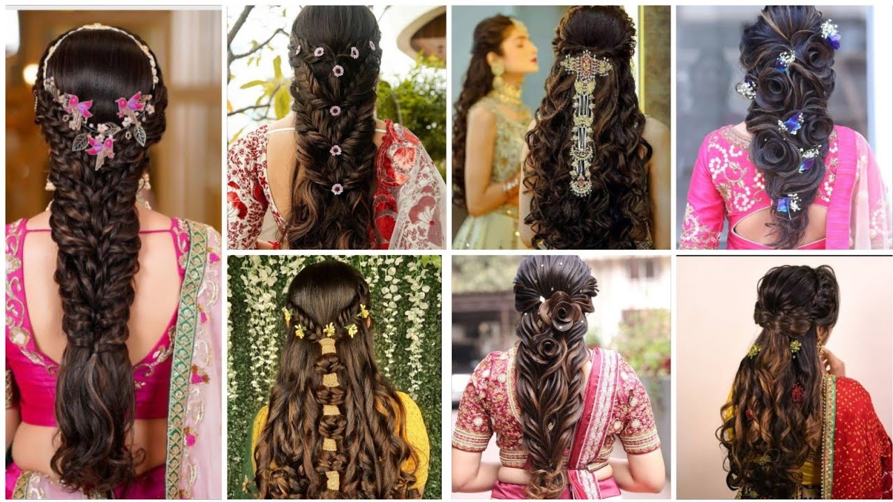 Attractive Hairstyle for long hair girls // long hairstyles for wedding ...
