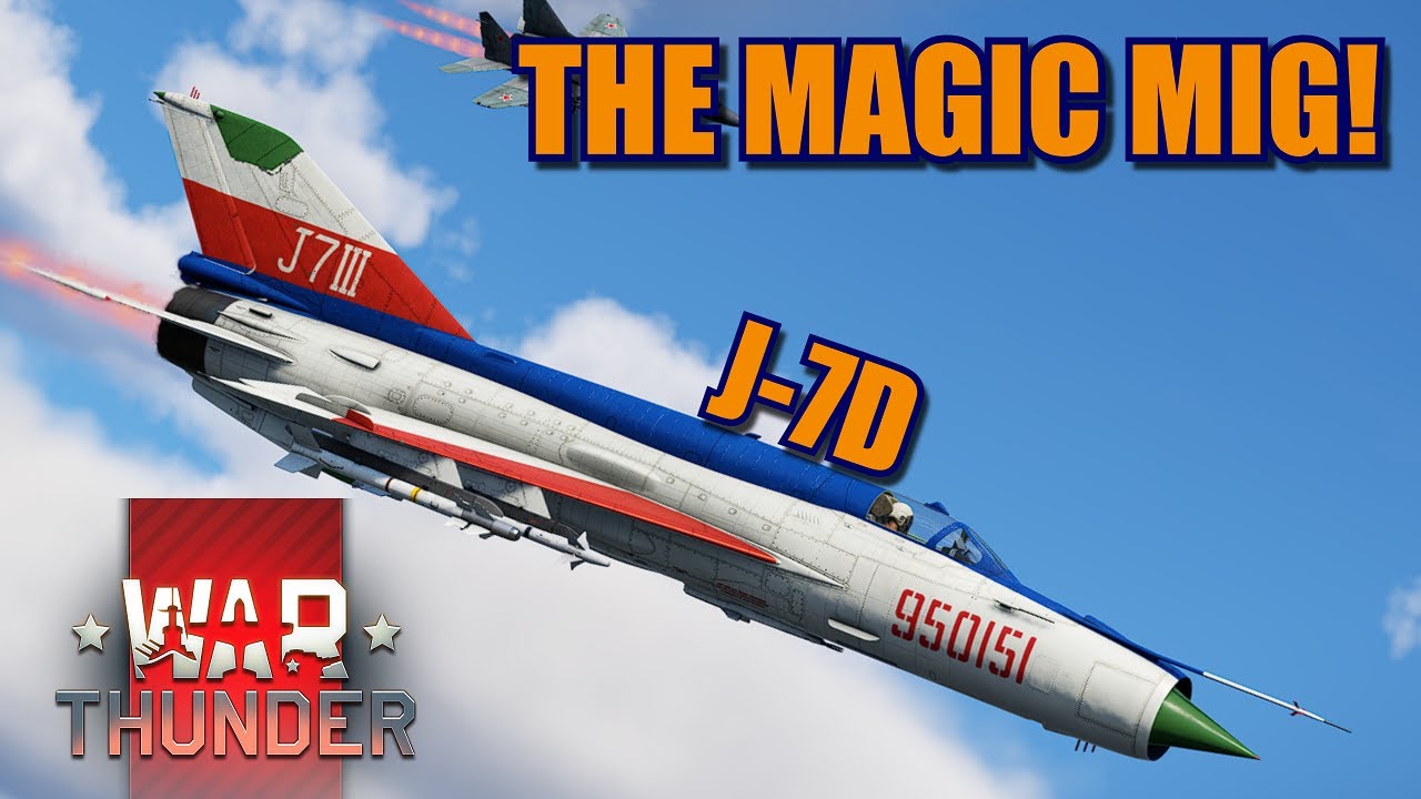 War Thunder J-7D Premium! The MiG-21bis made in the FAR east! WITH ...