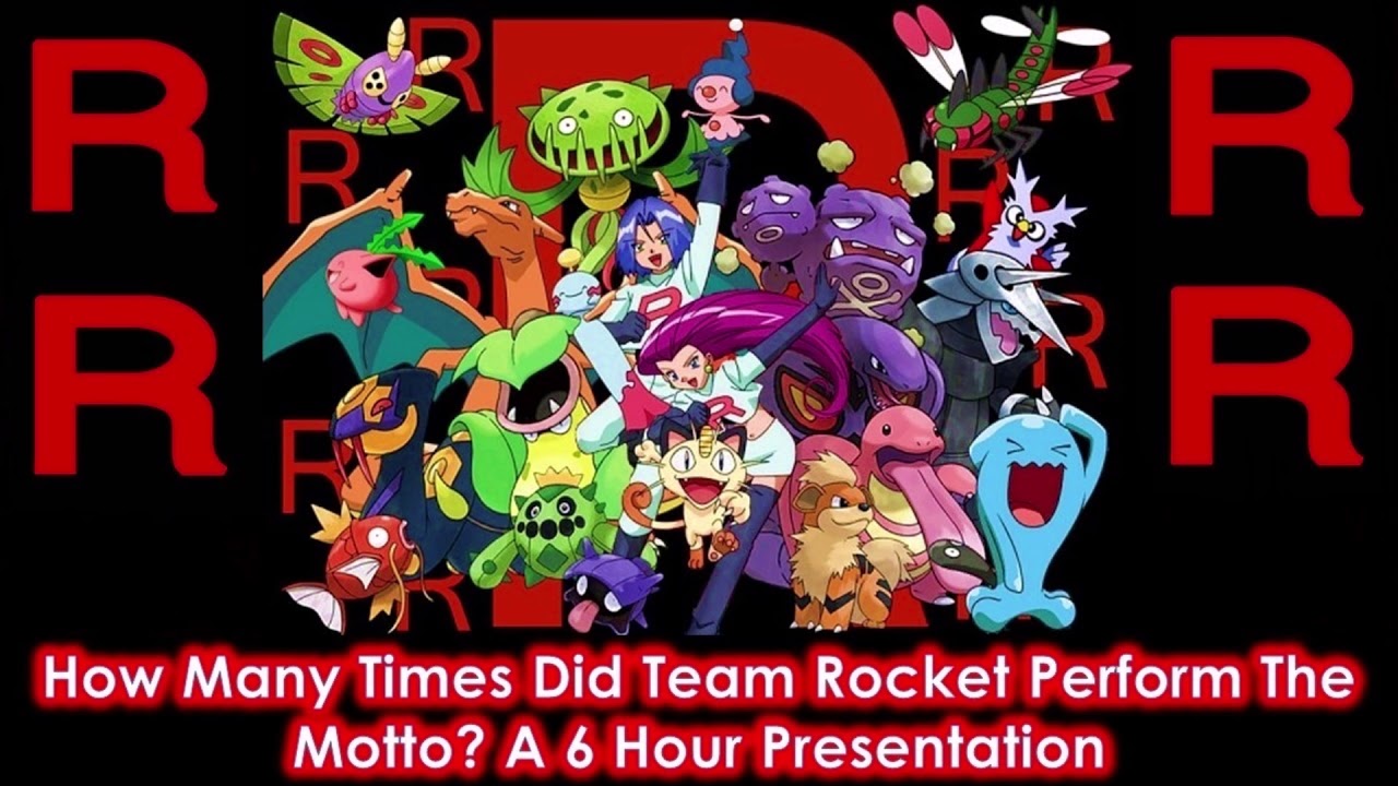How Many Times Did Team Rocket Perform The Motto? - 6 HOUR LONG MOVIE ...