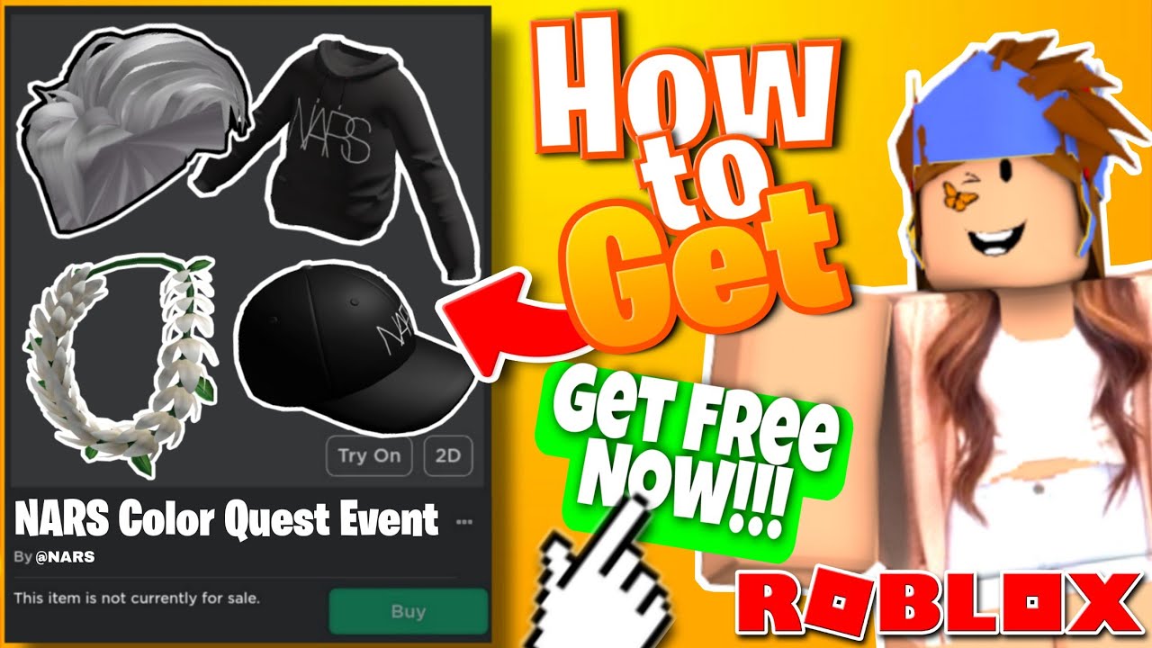 [Event] How to get ALL ITEMS in NARS Color Event on Roblox (NARS Color ...