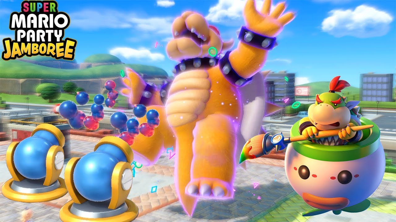 Super Mario Party Jamboree - Bowser Kaboom Squad - When Son vs Dad ...