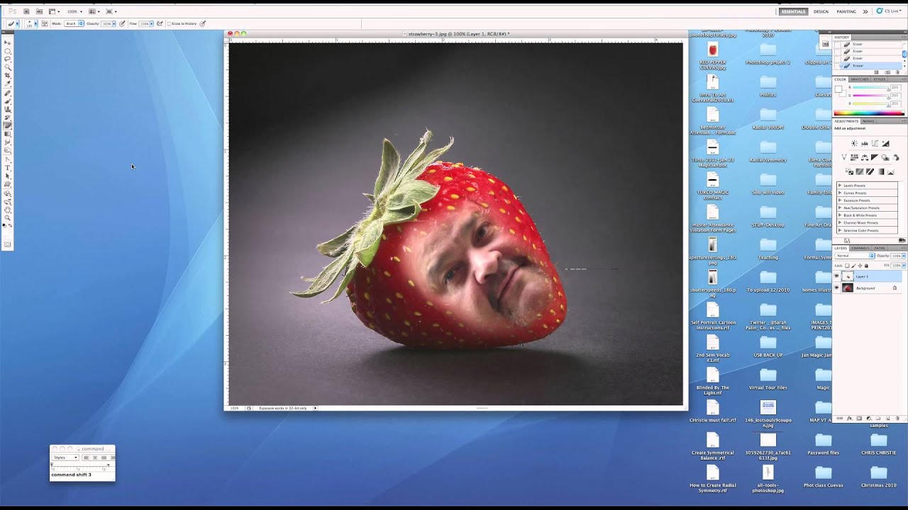 Making a fruit face - YouTube