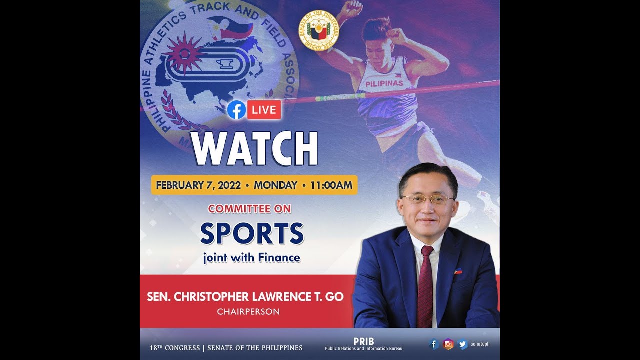 Senate Hearing Philippines PATAFA with EJ Obiena 7th February 2022 ...