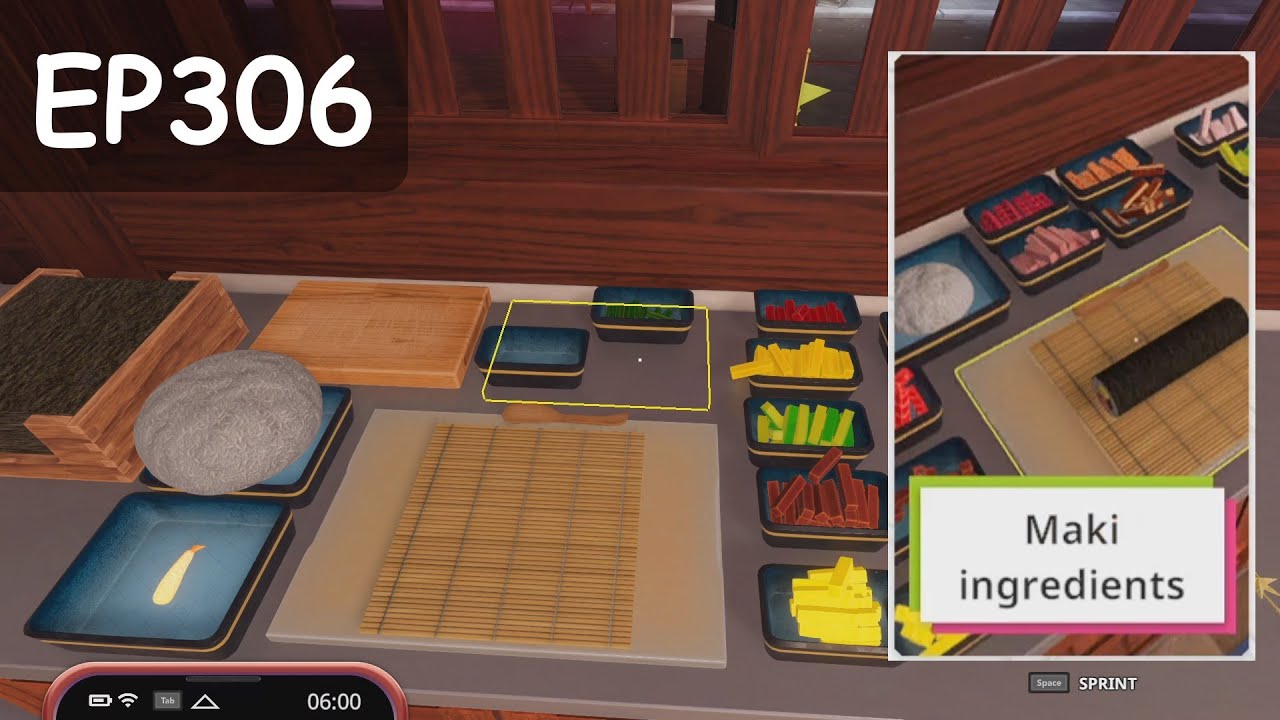 Cooking Simulator EP306: [Sushi DLC] Special Tutorial 6 - Maki ...