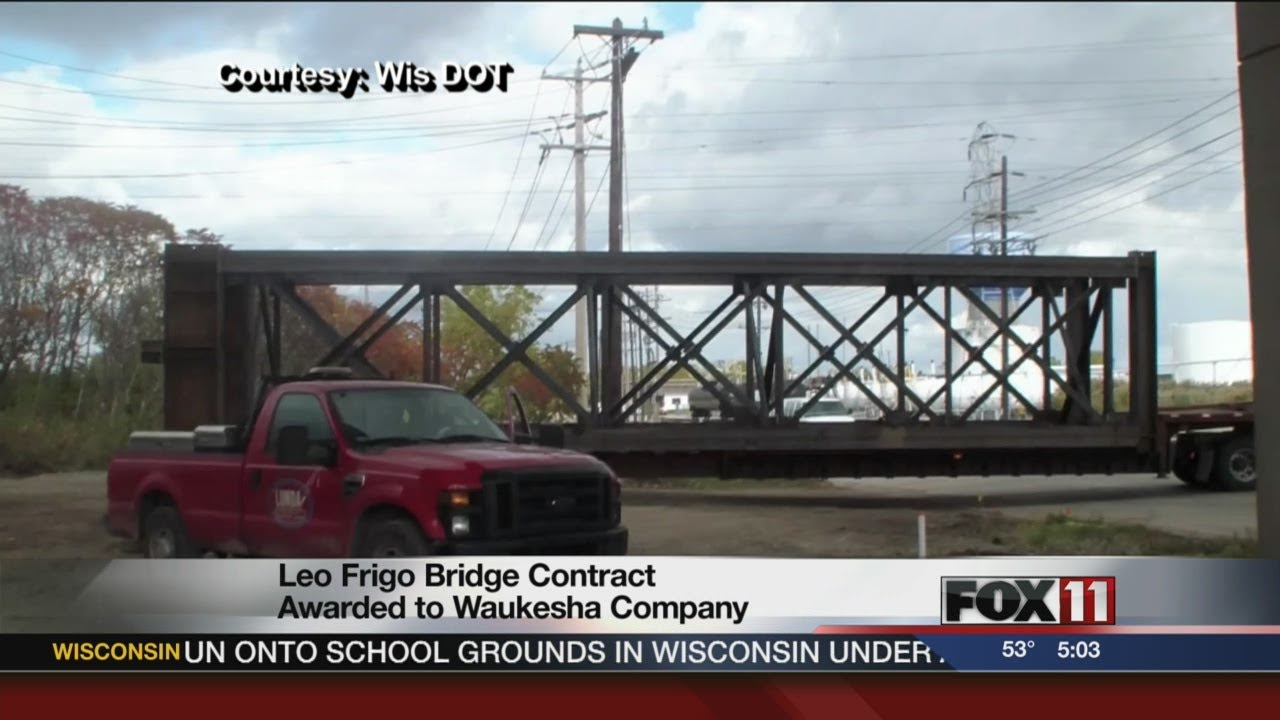 Zenith Tech awarded Leo Frigo Bridge repair contract - YouTube