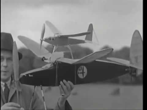 Old Time Model Airplane Video - YouTube