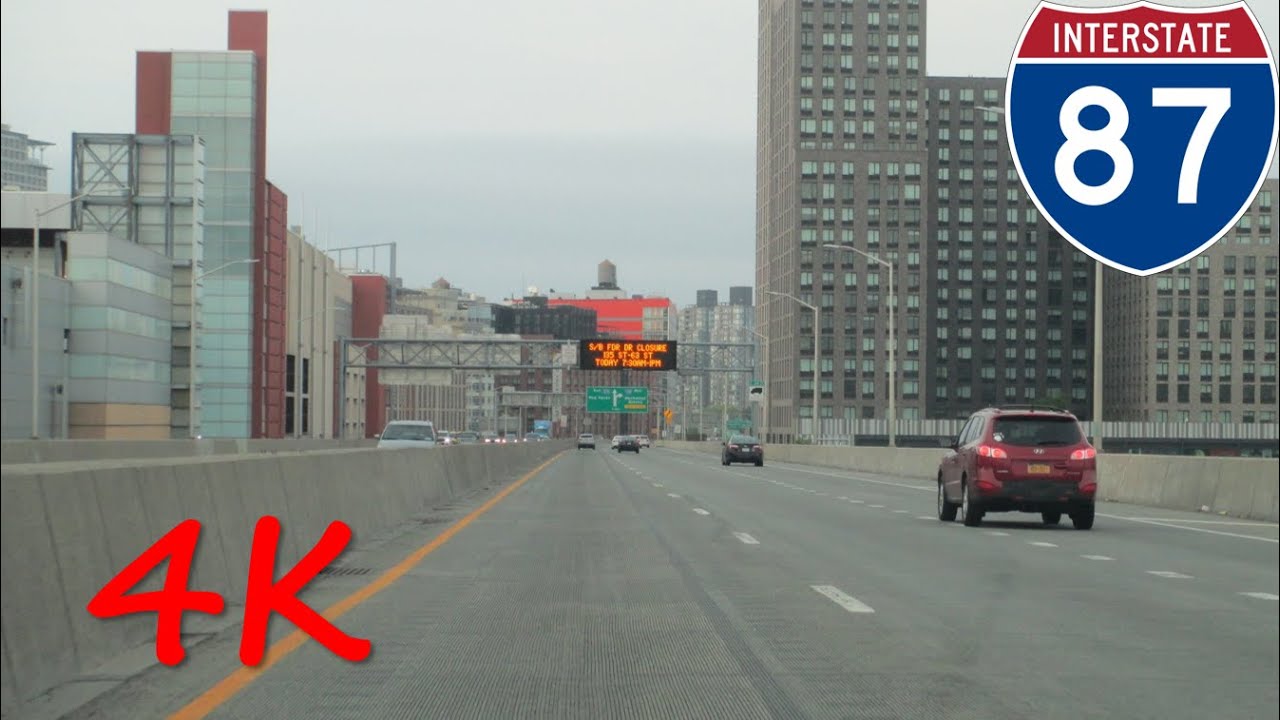 ⁴ᴷ Major Deegan Expressway (Interstate 87) southbound [4K VIDEO] - YouTube