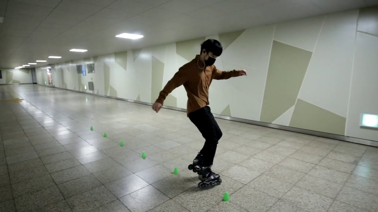 Inline Skate | Freestyle Slalom | Random Combos by KSJ - YouTube