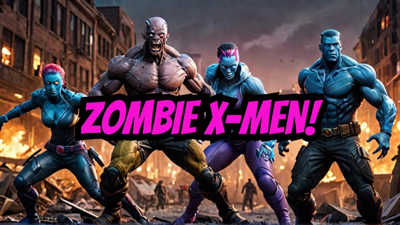 X-MEN as Zombies! - YouTube