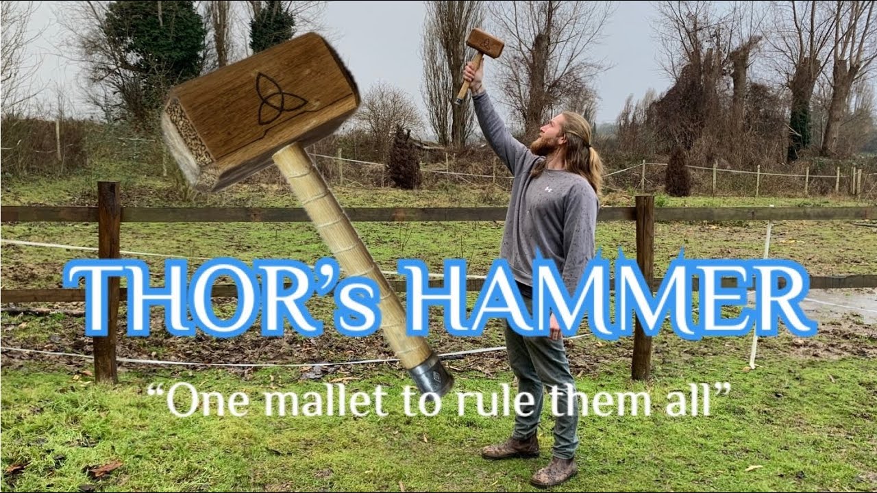 Mini mjolnir mallet (Thors Hammer) - YouTube