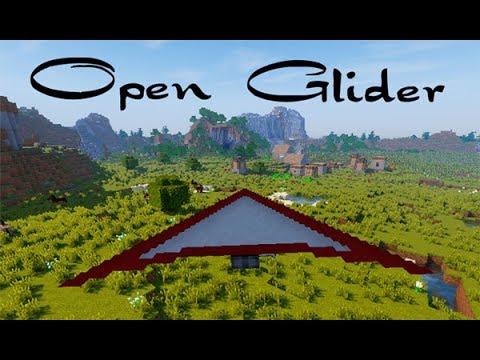 NUEVA PLANEADOR MOD MINECRAFT !Open Glider Mod para! 1.12 (Review En ...
