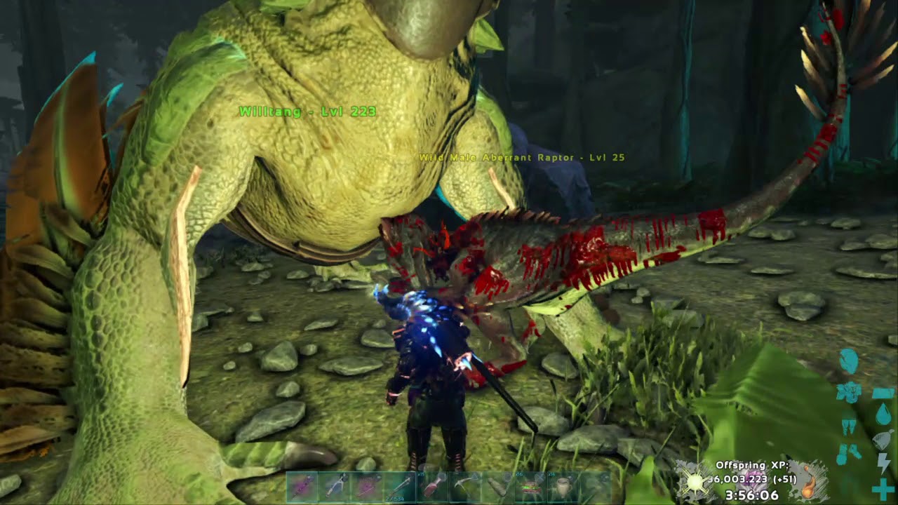 ARK: Survival Evolved Raptor pounce Glitch... - YouTube