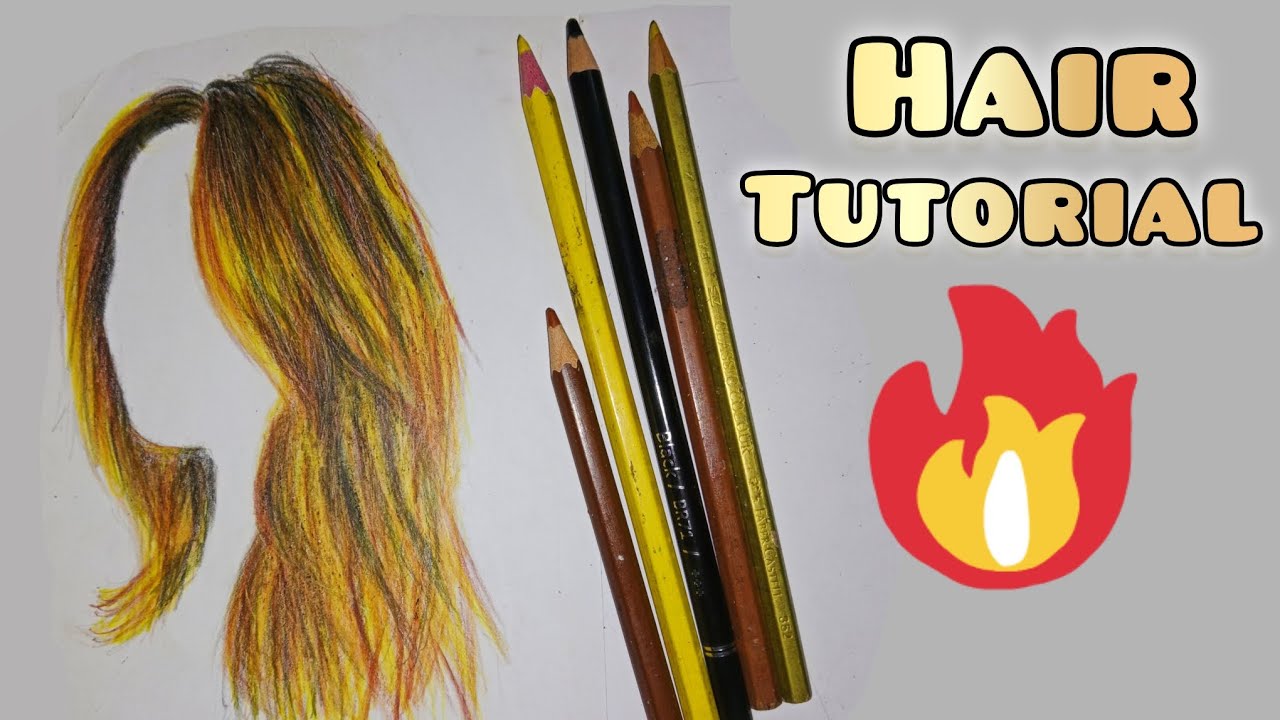 How to draw realistic hair in tamil🔥🔥💥#deepeshartacademy #viralvideo # ...