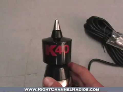 K40 CB Antenna Magnet Mount 58" - YouTube
