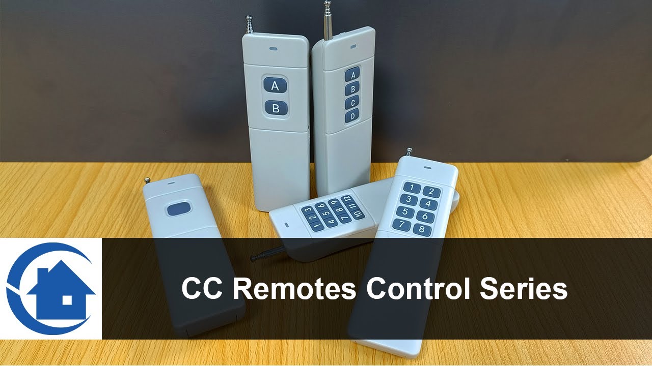 CC Series Best Long Range RF Wireless Remote Control - YouTube