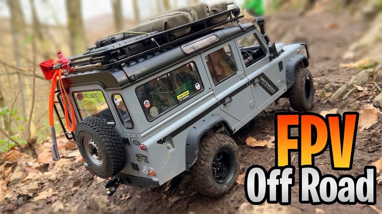 OffRoad Rc Crawler FPV with Us! Land Rover Defender D110 Rc4WD Offroad ...