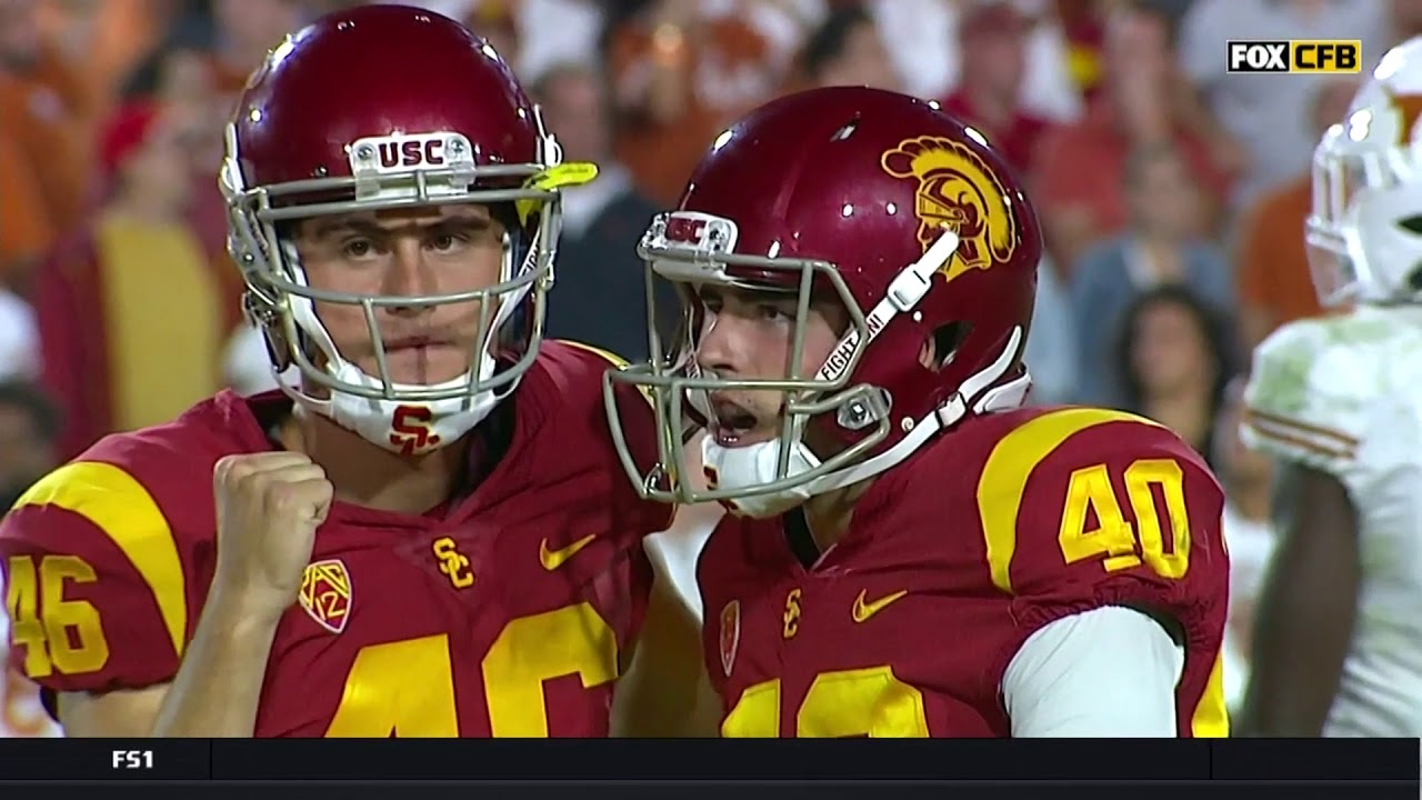 USC Trojans vs. Texas Longhorns 9/16/17 - Scoring highlights - YouTube