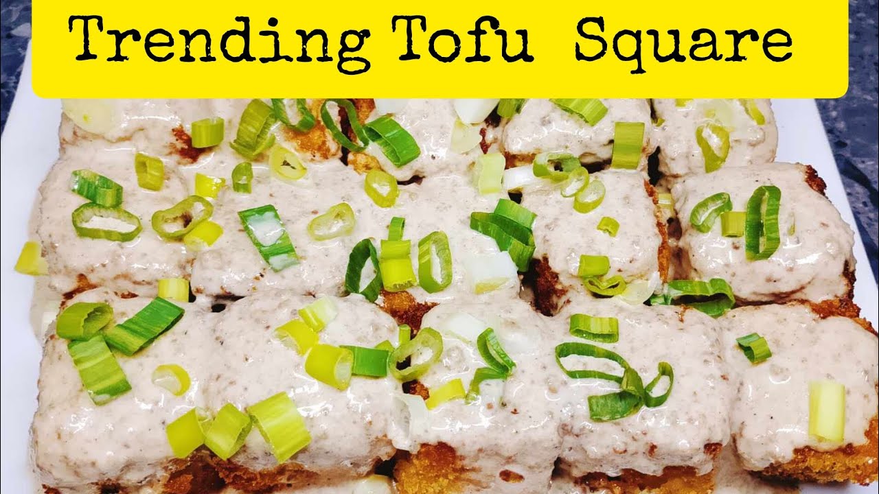 Trending Tofu Square | First Time ko magluto nang Tofu masarap pala ...
