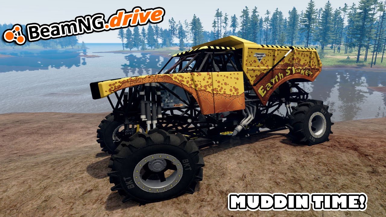 BeamNG.drive - BIG BLOCK DUMP TRUCK MUD TRUCK?? - YouTube