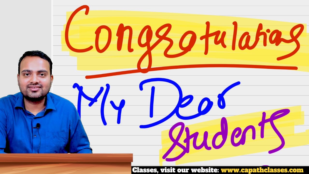 Congratulations to all my dear students| Ca Inter result Jan 2025 Exam ...