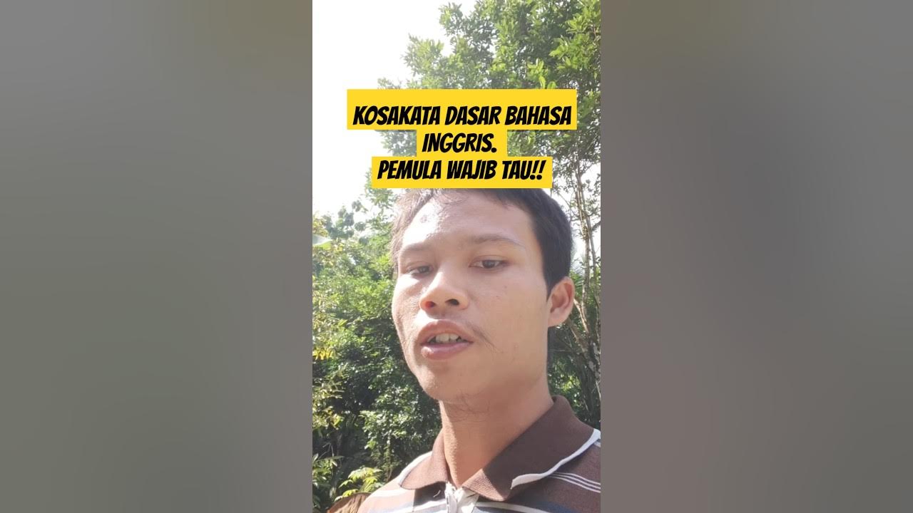 Basic English phrases! Kosakata dasar bahasa Inggris. PEMULA WAJIB TAU! - YouTube