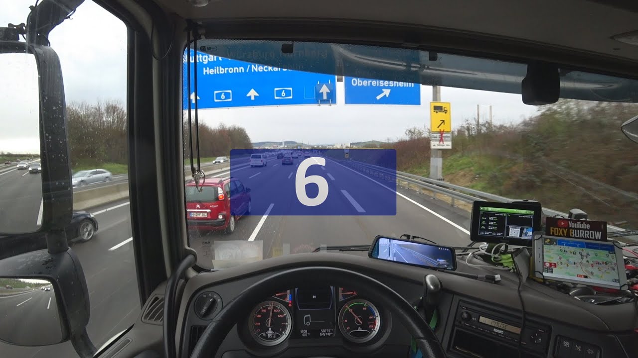 POV Driving / DAF XF 106 480hp / Germany A6 - YouTube