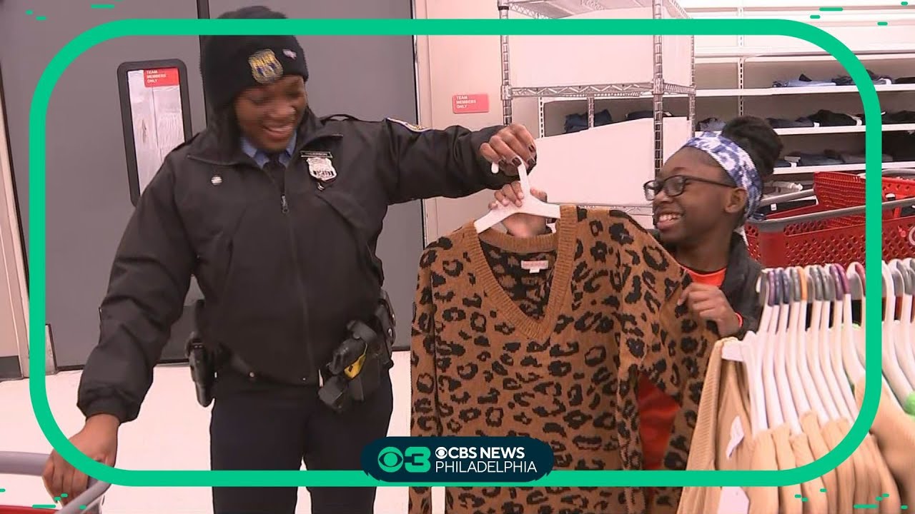 "Shop with a cop": Philadelphia police treat community members to ...