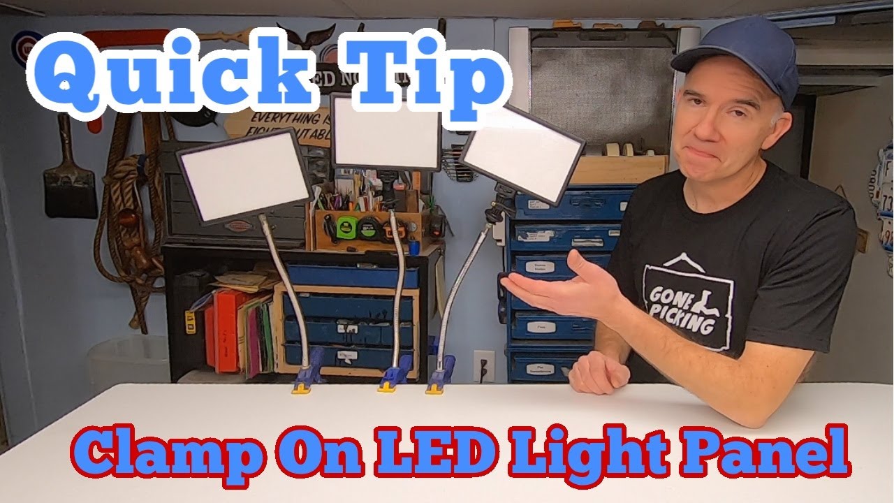 Quick Tip: Clamp on Portable LED Panel - YouTube