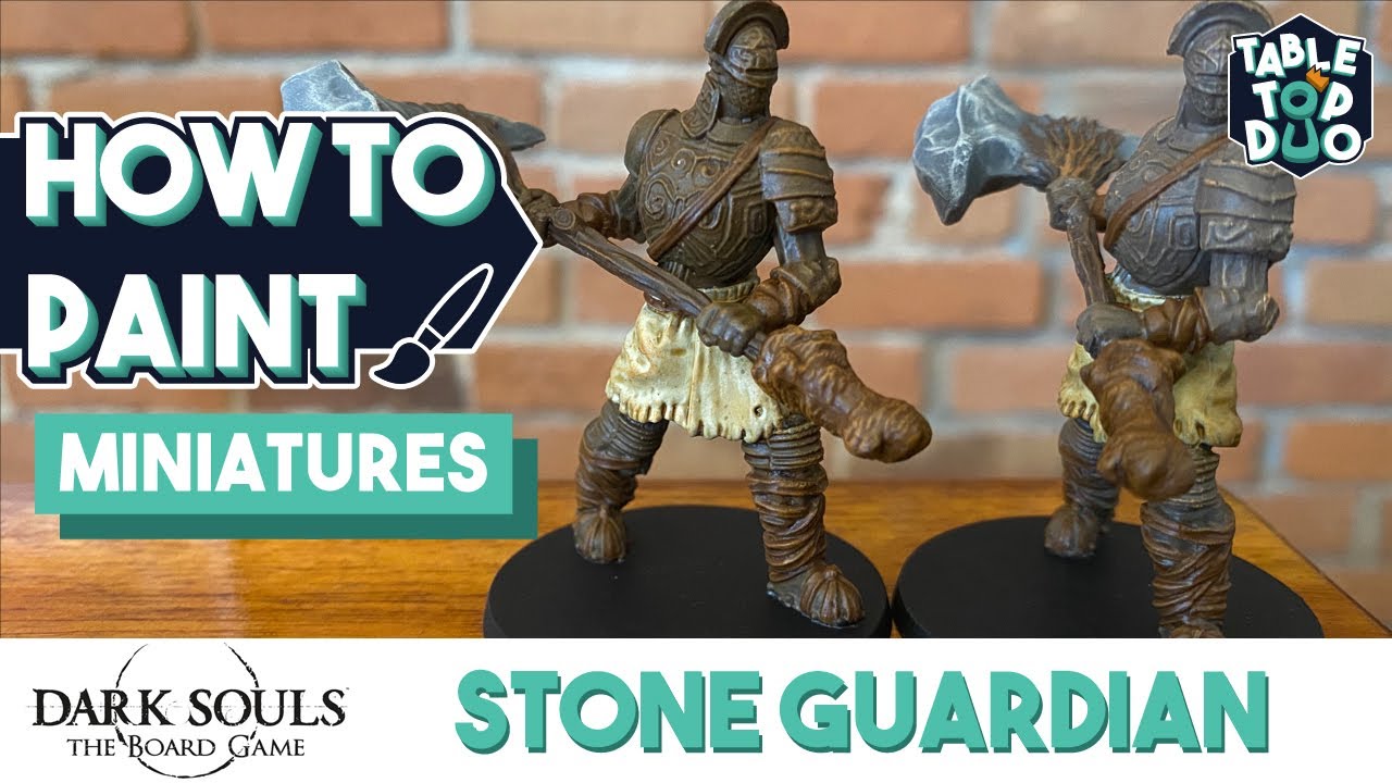 How To Paint the Stone Guardian (Dark Souls the Board Game Miniature ...