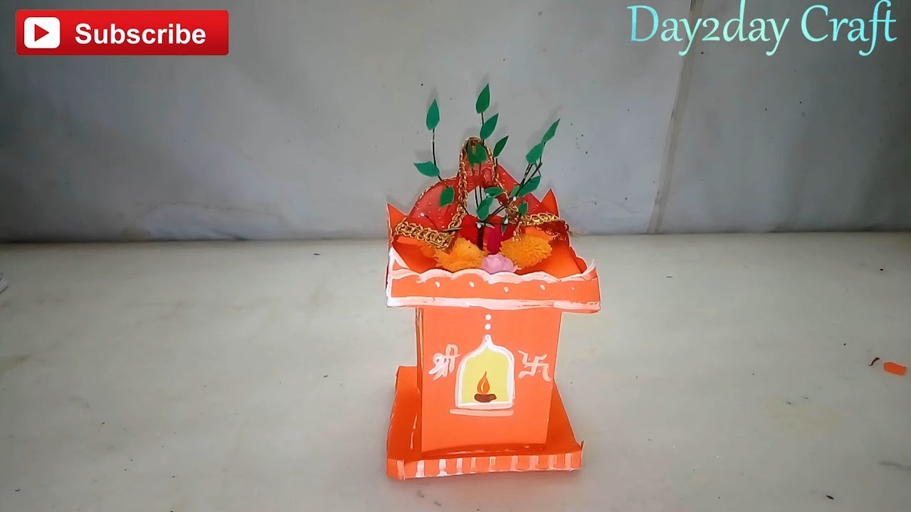 Tulsi mata || paper craft || day2day craft || tulsi mata by paper #154 ...