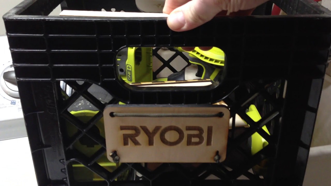 Milk Crate Hinged Cover Mod - YouTube