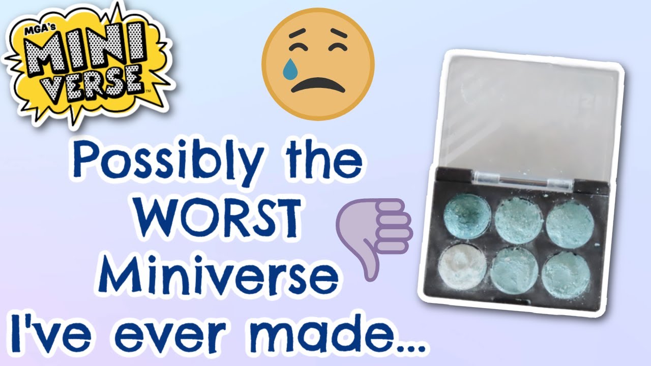 Miniverse Make it Mini Makeup - THE EYESHADOW IS THE WORST!! - YouTube