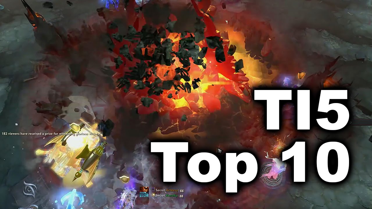 TI5 TOP 10 Plays - Dota 2 - YouTube