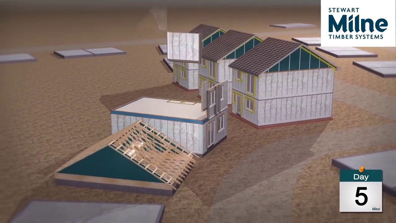 Stewart Milne Timber Systems - House in a Day - YouTube