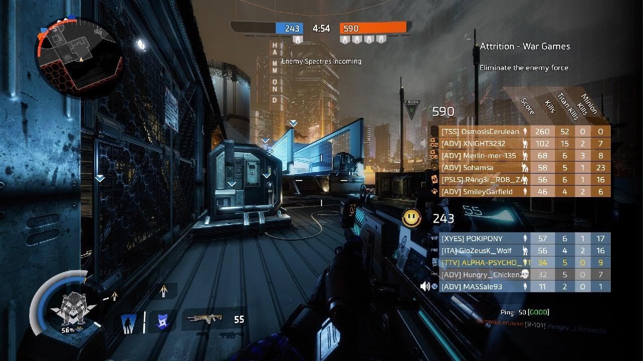Titanfall 2 / Osmosis one of the best Titanfall 2 players 57 kills and ...