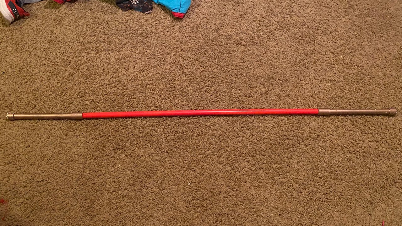 How to make a Monkey King staff out of pvc pipe - YouTube