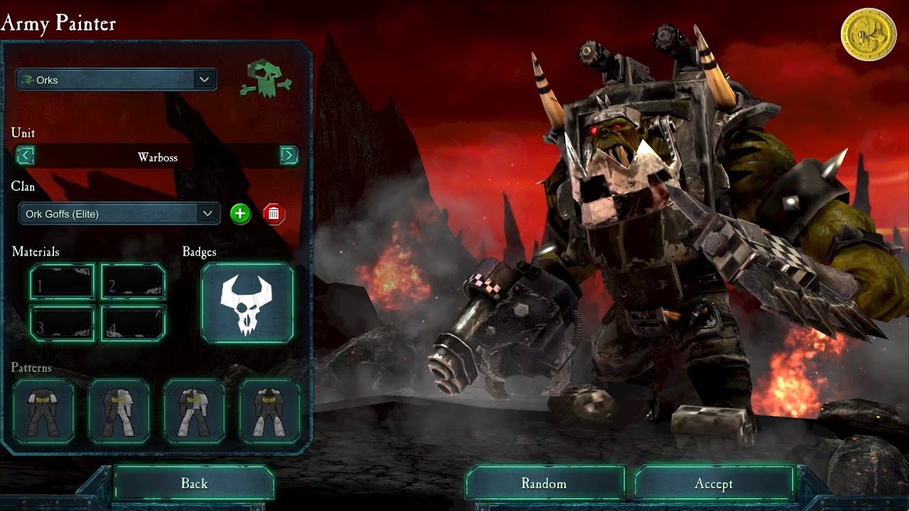 Warhammer 40k DoW 2 Elite Mod Army Painter - Orks - Ork Goffs (Elite ...