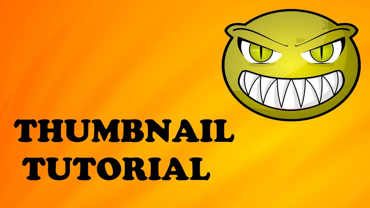 HOW TO MAKE BASIC THUMBNAILS ! - YouTube