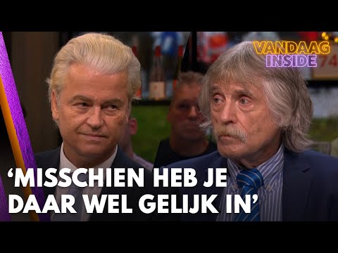 Geert Wilders reageert op kritiek Johan Derksen: 'Misschien heb je daar wel gelijk in'