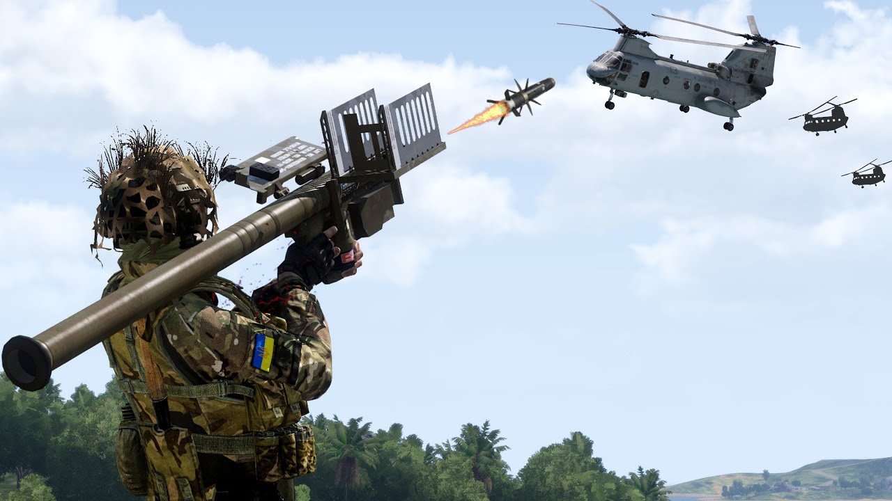 🔴LIVE - Stinger Missile in Action Mode – Simulation - Tandav - ARMA 3 ...