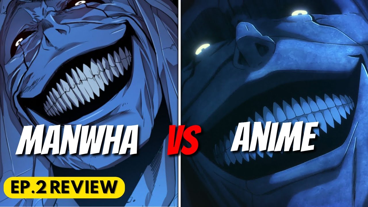 The Iconic Smile! Solo Leveling Ep 2 Review & Comparison - YouTube