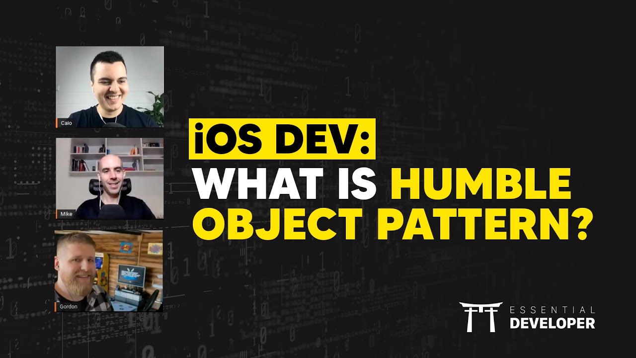iOS DEV: What is Humble Object Pattern? | ED Clips - YouTube