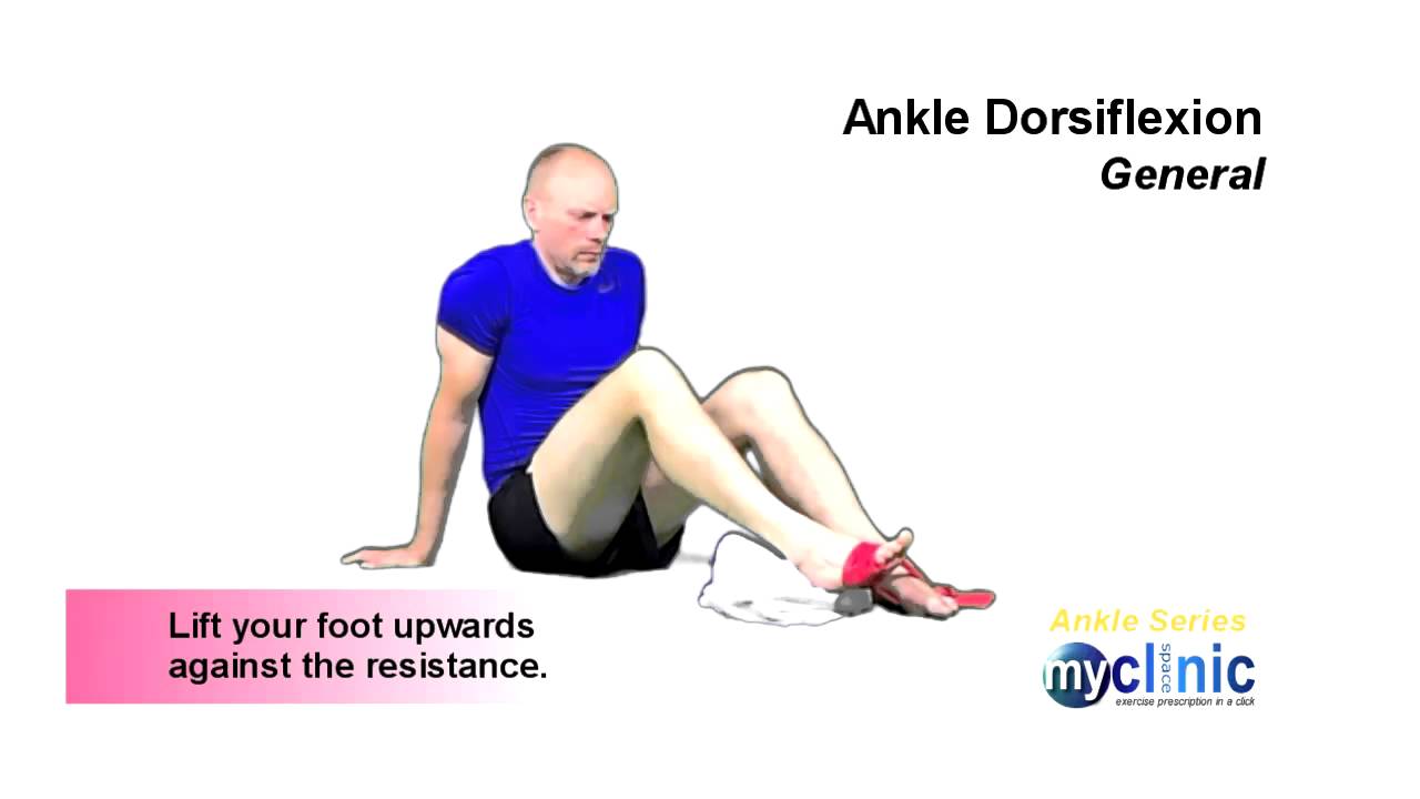 Ankle Series - Ankle Dorsiflexion (Strengthening) - YouTube