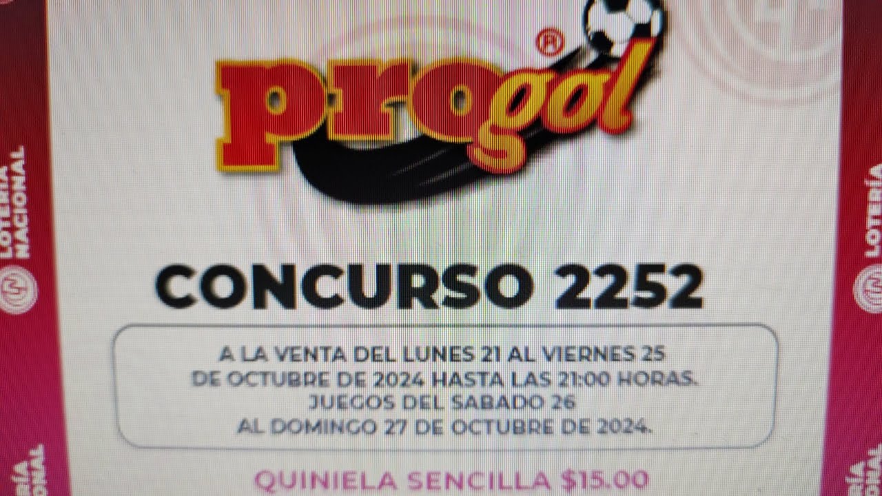 progol 2252 la nueva progol 2252 la nueva progol 2252 - YouTube